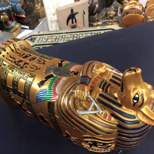 Vintage Egyptian God Anubis Coffin Made in Egypt - Etsy