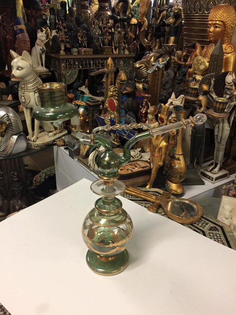 Vintage Unique Glass Egyptian Hookah Shisha Made In Egypt | Etsy