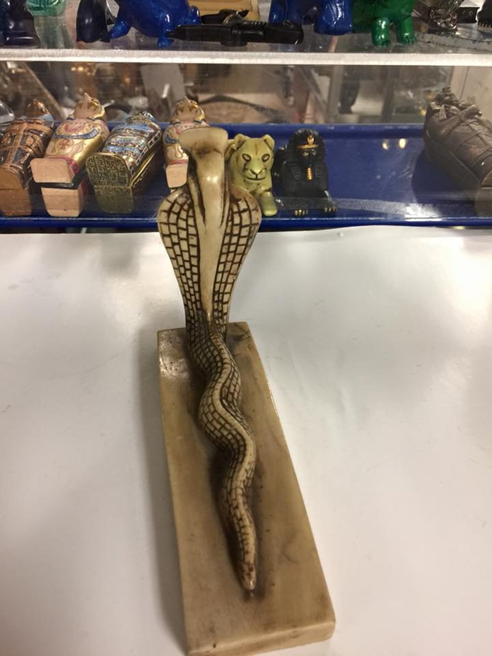 Vintage Unique Egyptian Cobra /snake Statue Made in Egypt - Etsy
