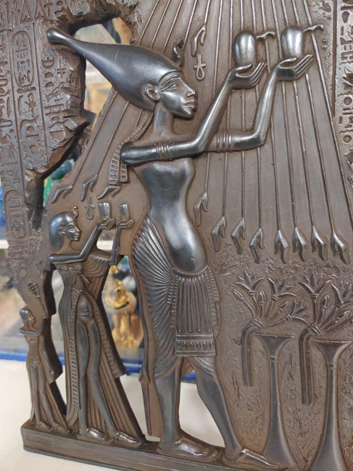 Vintage Egyptian God Akhenaten and His Family Wall | Etsy