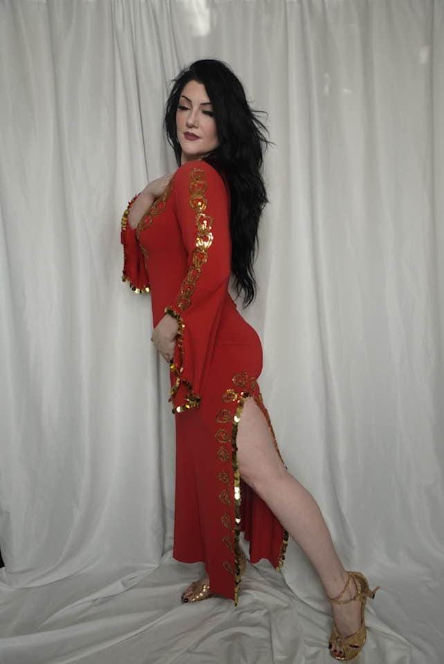 Egyptian Stretch Beledi Dress Saidi Galabeya Dress (fits Small - Medium ...
