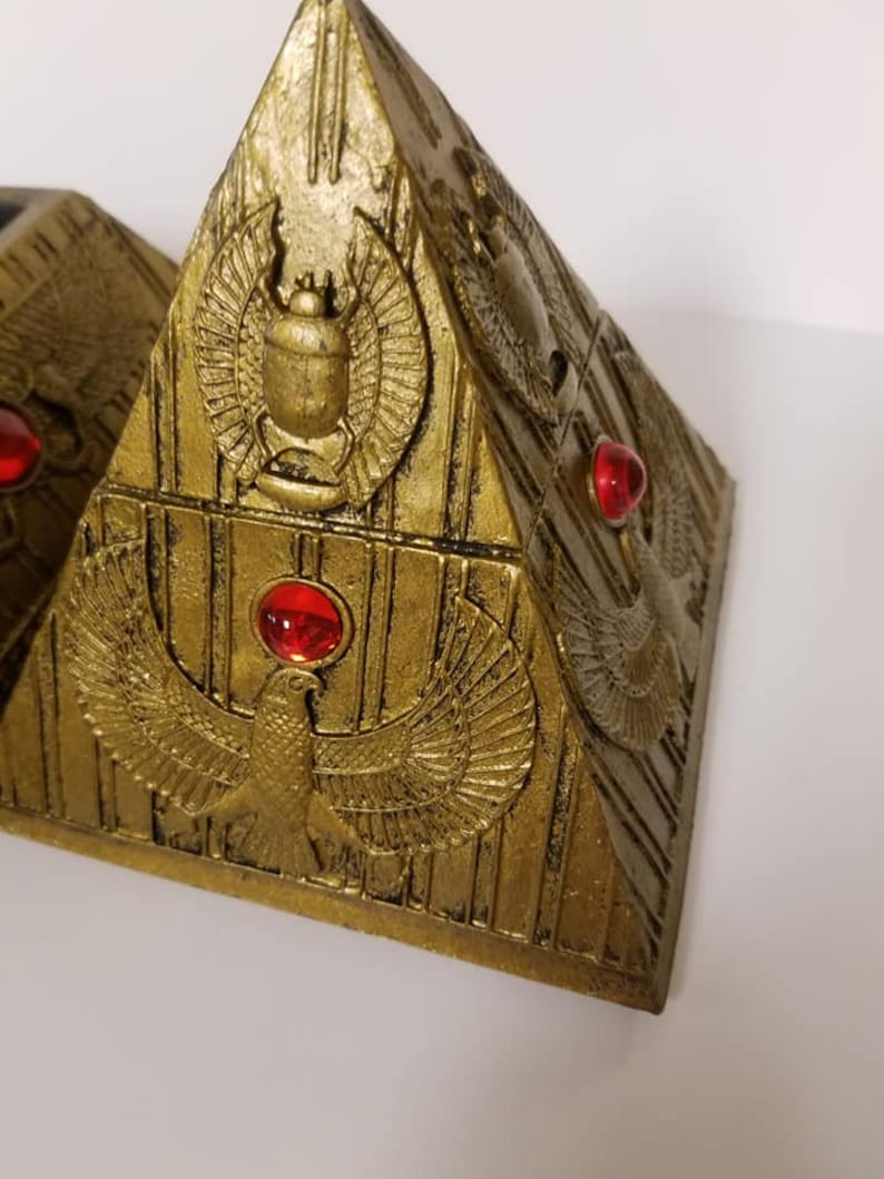 Unique Hand Carved Large Heavy Jewelry Box Egyptian Pyramid - Etsy