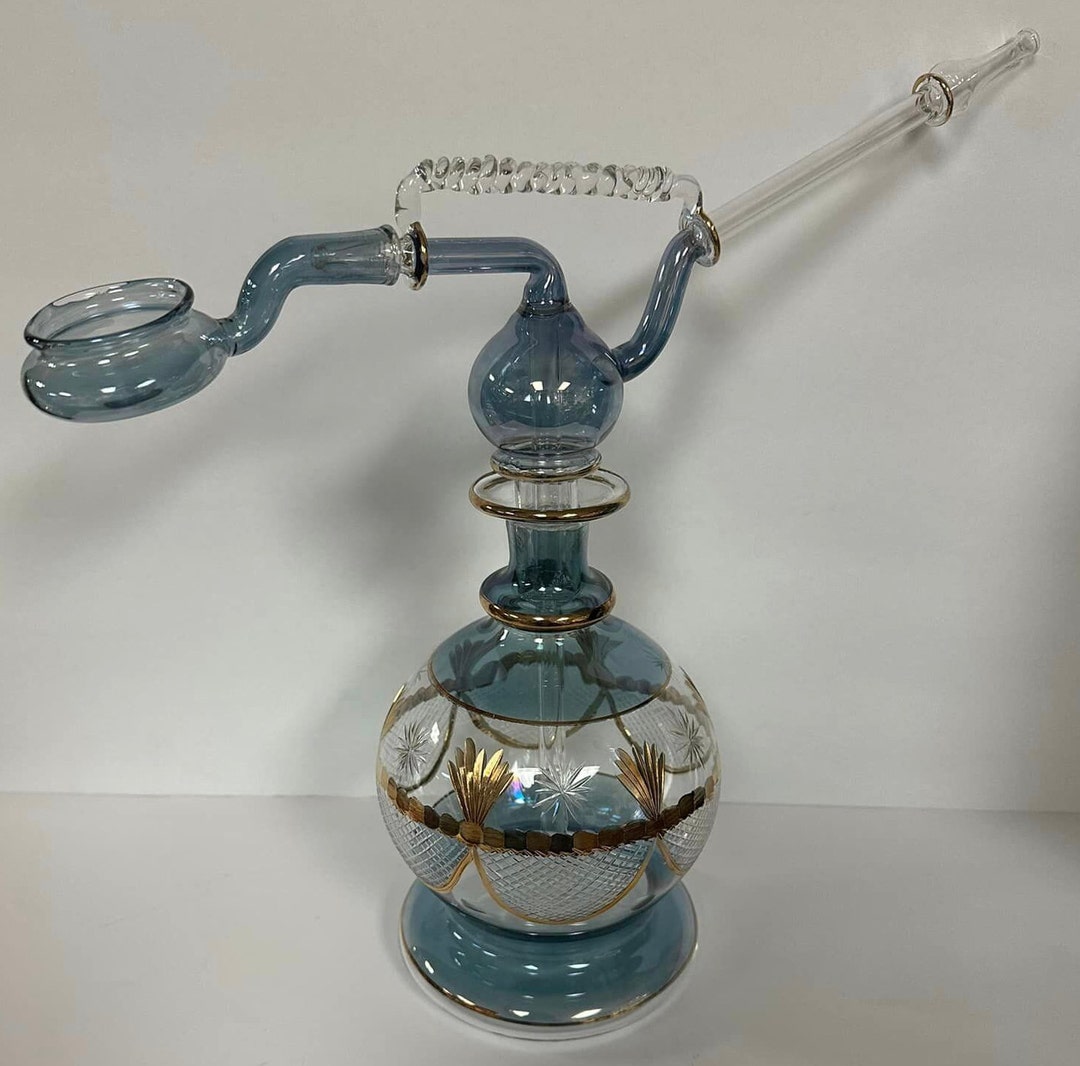 Unique Large Hand Made Glass Egyptian Hookah, Shisha Made in Egypt - Etsy