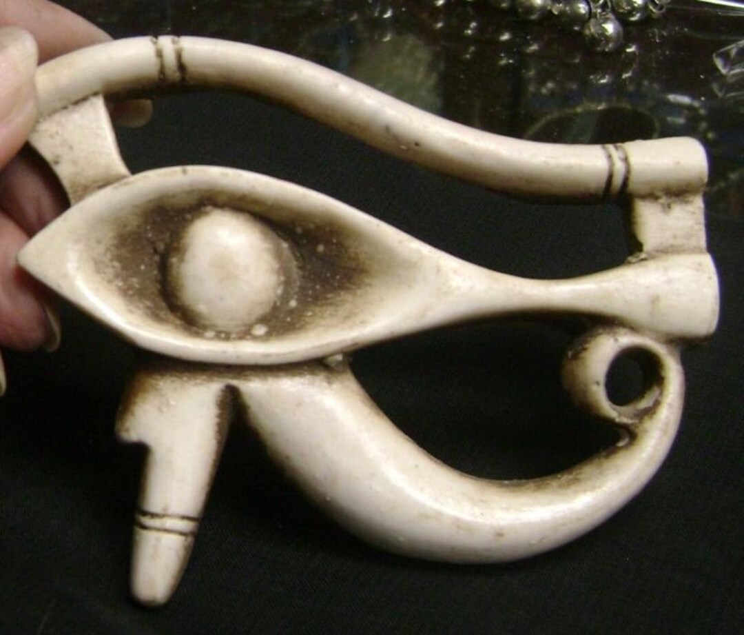 Vintage Egyptian Eye of Horus Stone Made in Egypt - Etsy