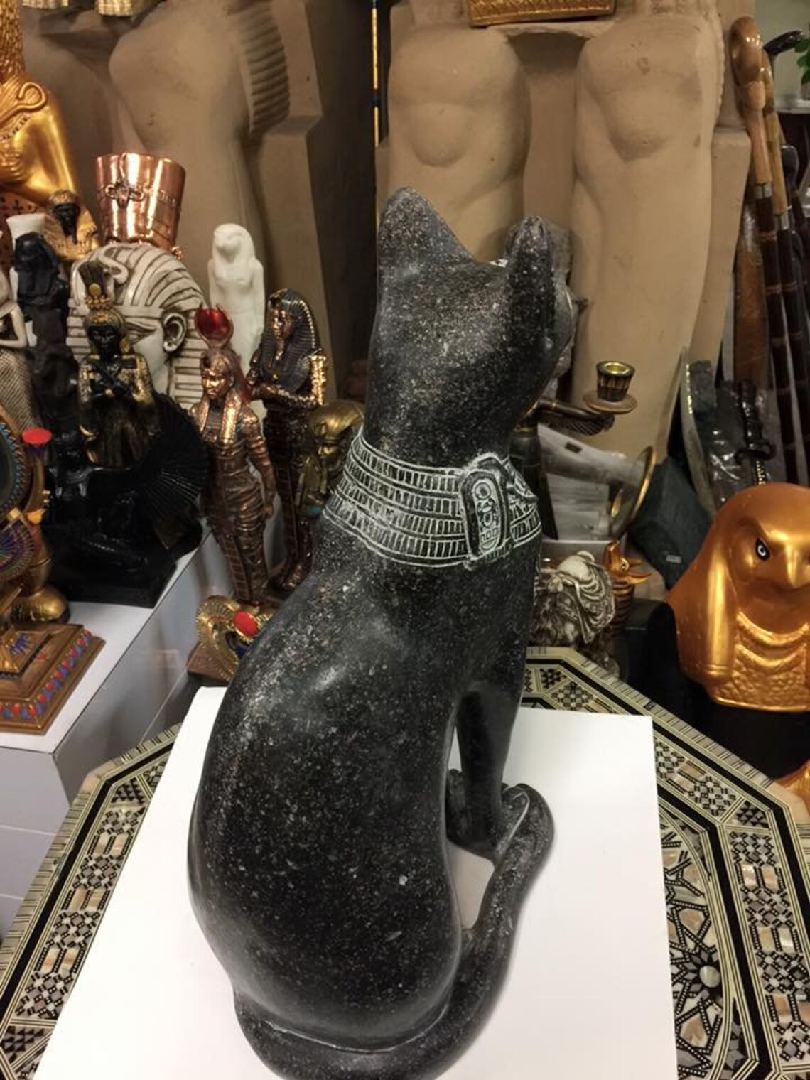 Out or Indoor Large Egyptian Cat Goddess Bast Statue Made in Egypt LAST ...