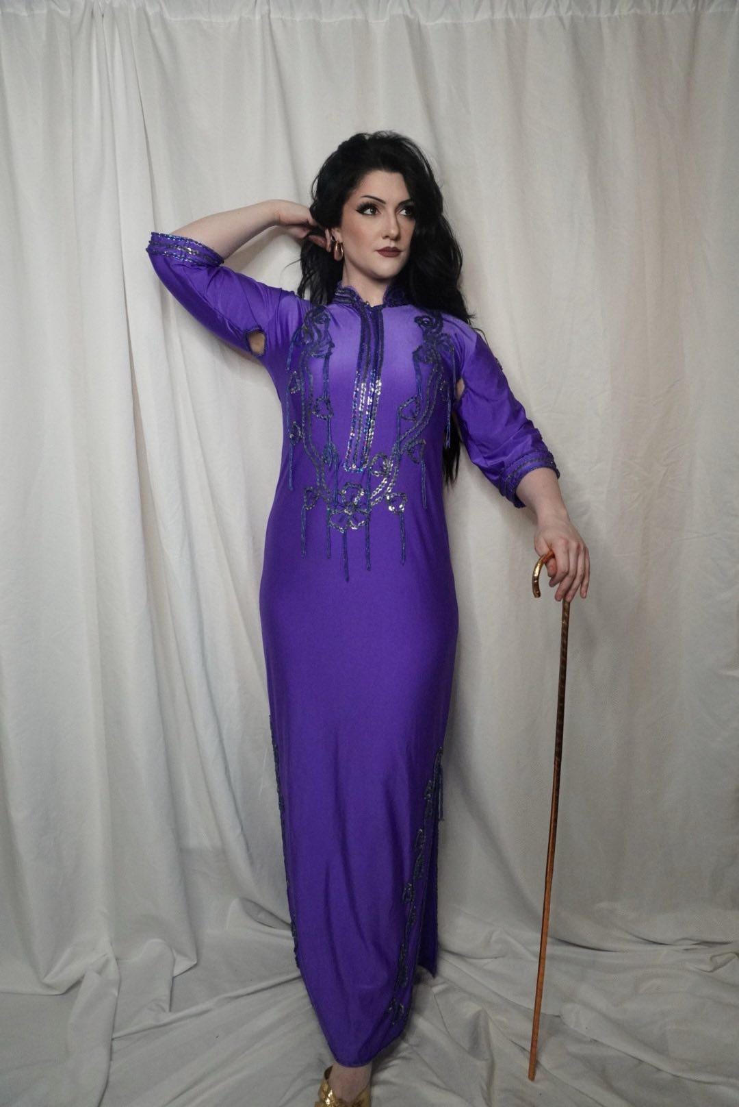 Egyptian Stretch Beledi Dress Saidi Galabeya Dress (fits Small - Medium ...
