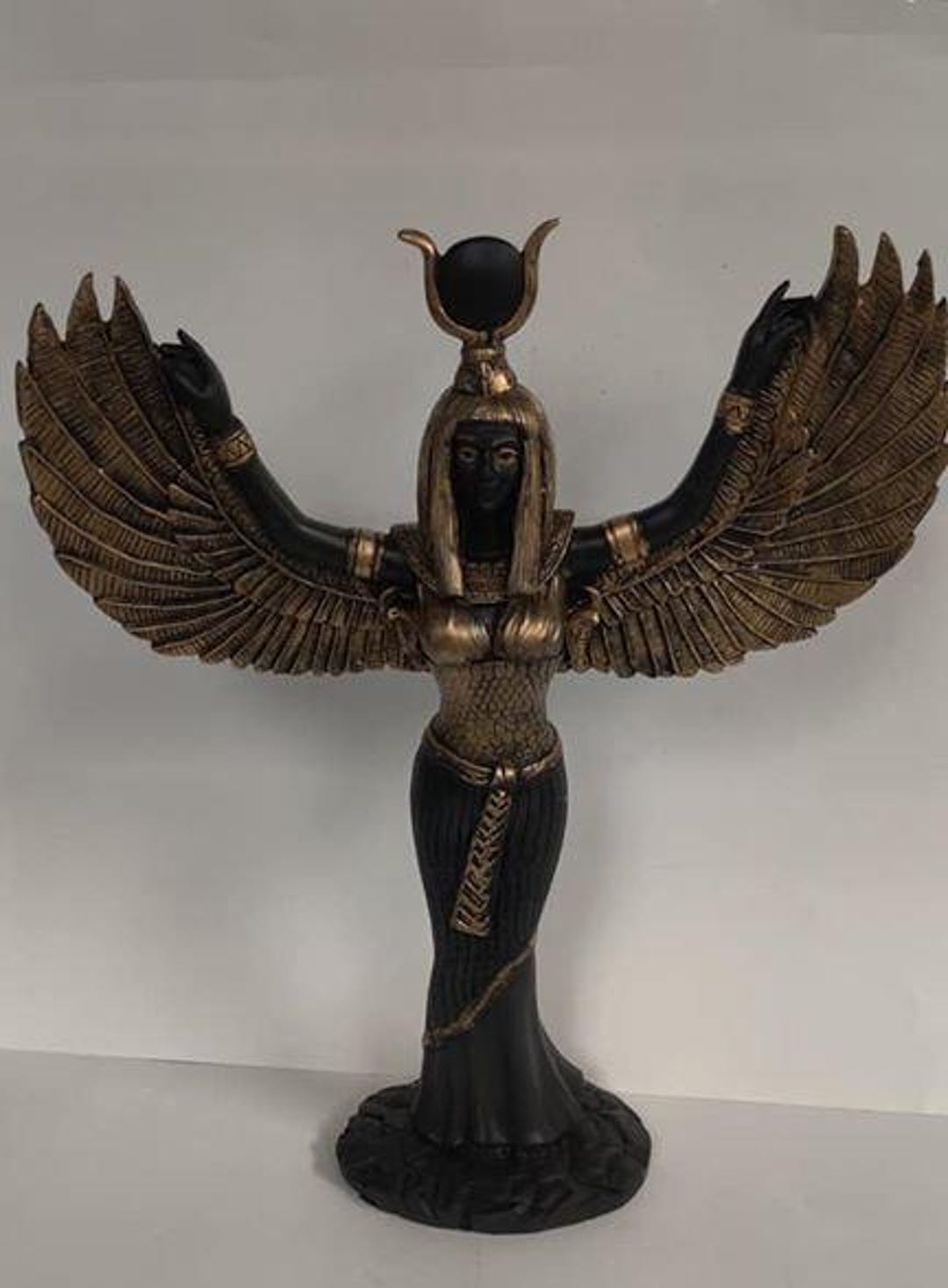 Unique Art Hand Carved Egyptian Goddess ISIS 12'' H Statue Home ...