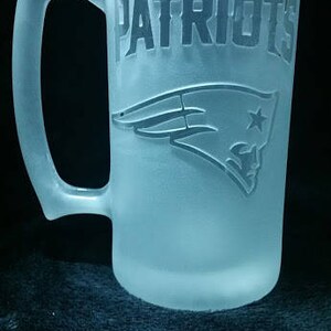 New England Patriots Beer Mug - Etsy