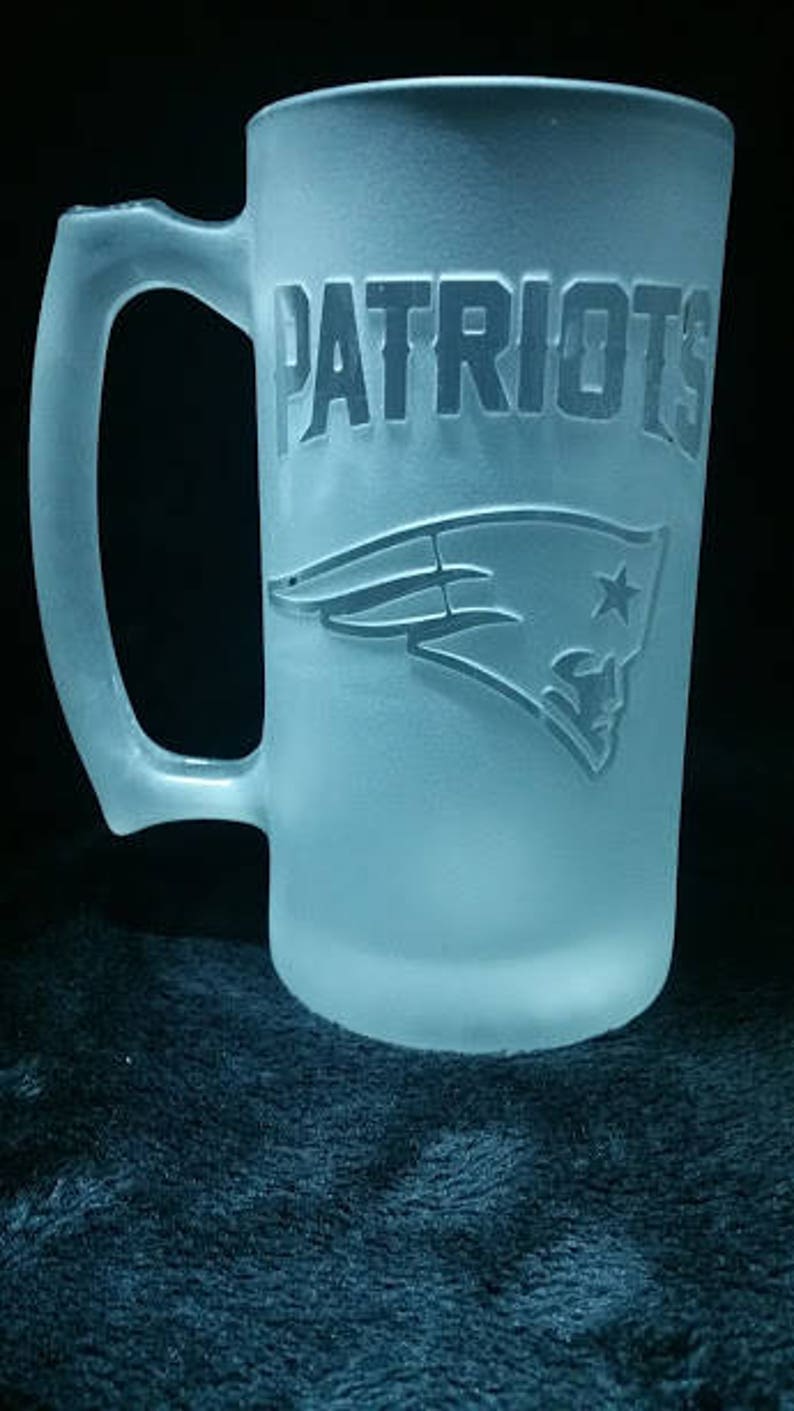 New England Patriots Beer Mug - Etsy