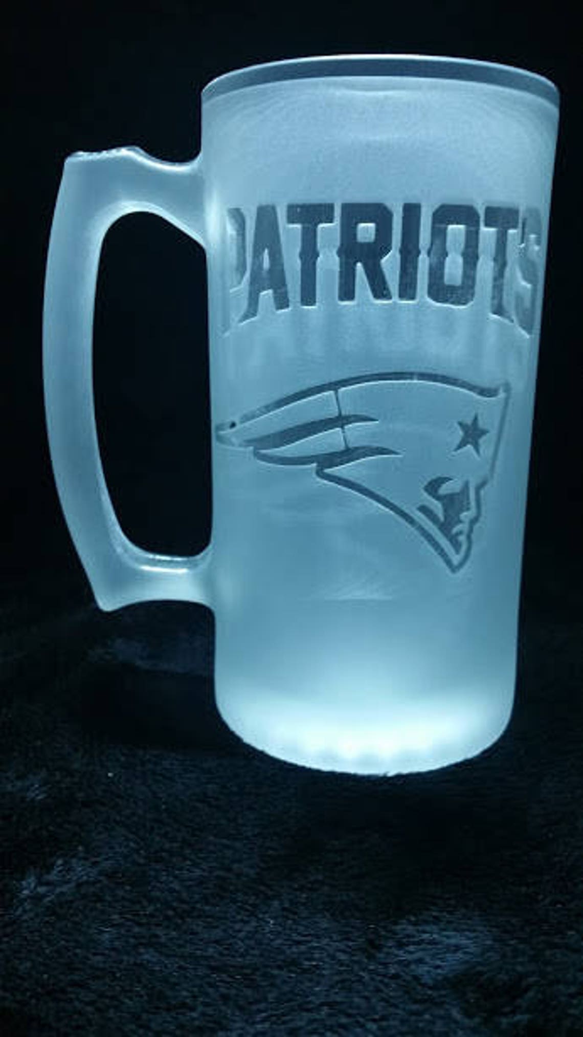 New England Patriots Beer Mug - Etsy