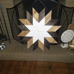 Handcrafted Rustic Barn Star Large Farmhouse Decor Piece for Wall or ...