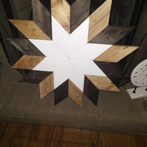 Handcrafted Rustic Barn Star Large Farmhouse Decor Piece for Wall or ...