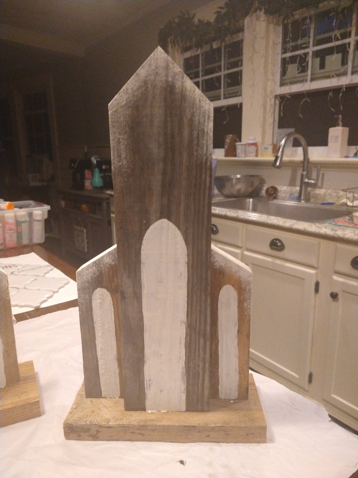 Handcrafted Rustic Church Shelf Sitter Add Charm to Any Room - Etsy