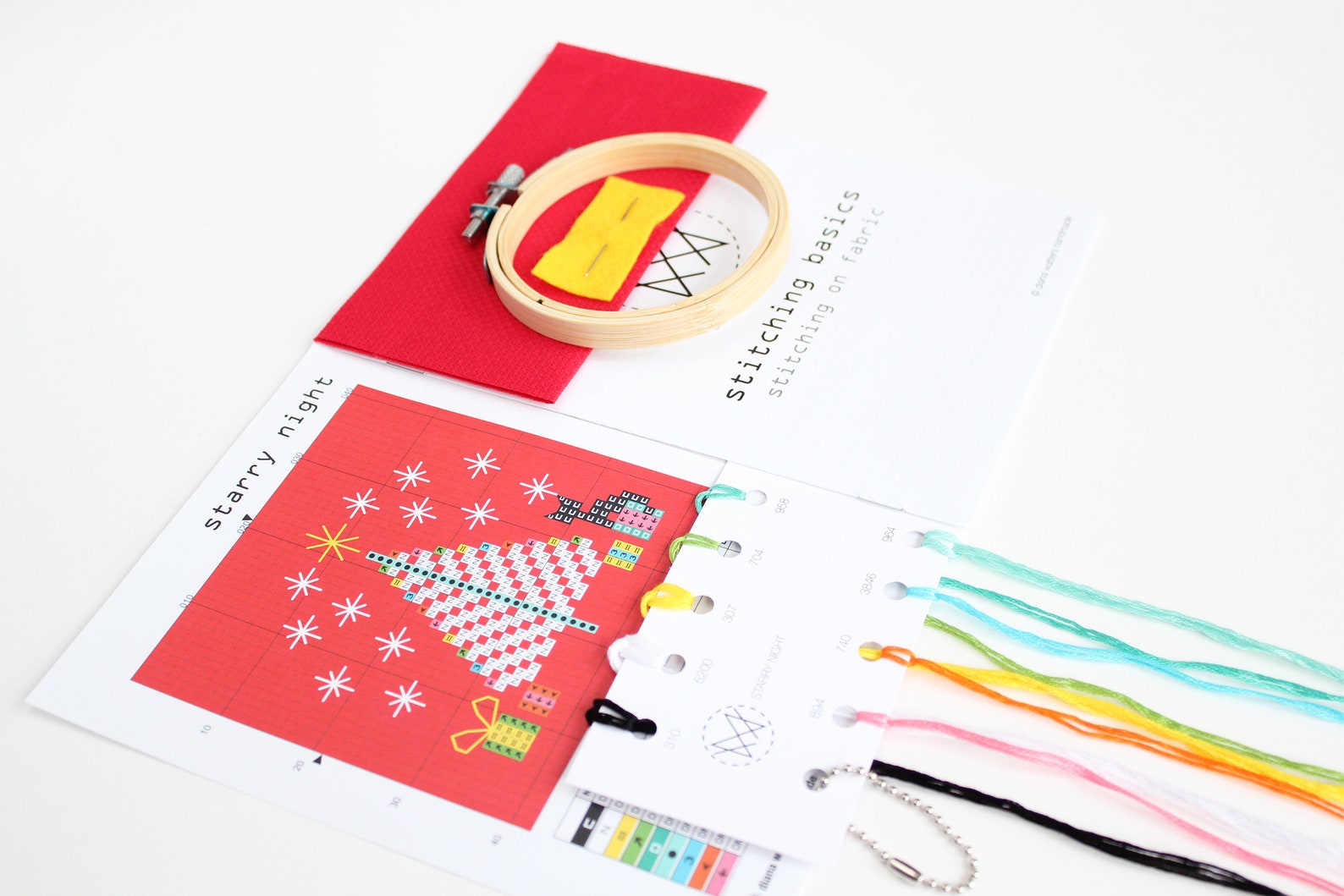 Starry Night - Holiday Ornament Kit - Easy DIY Cross Stitch Kit - Etsy