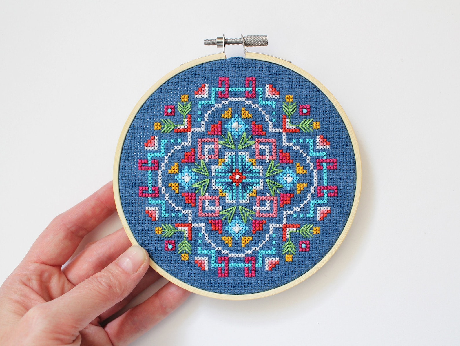 Twilight Garden - Modern DIY Cross Stitch Kit - Beginners Cross Stitch ...