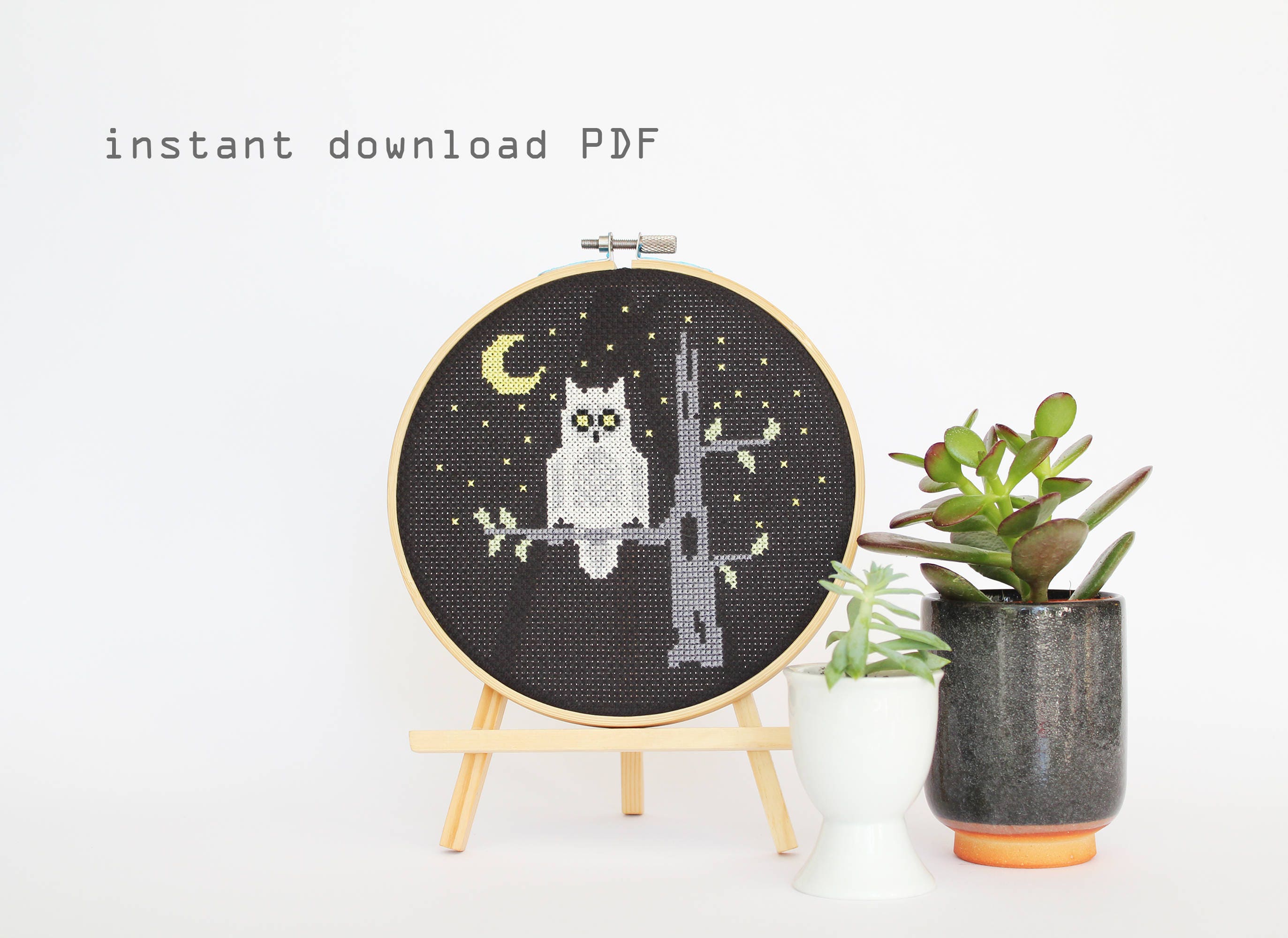 Doll & Model Making Night Owl halloween Little Owl Embroidery PDF Owl ...