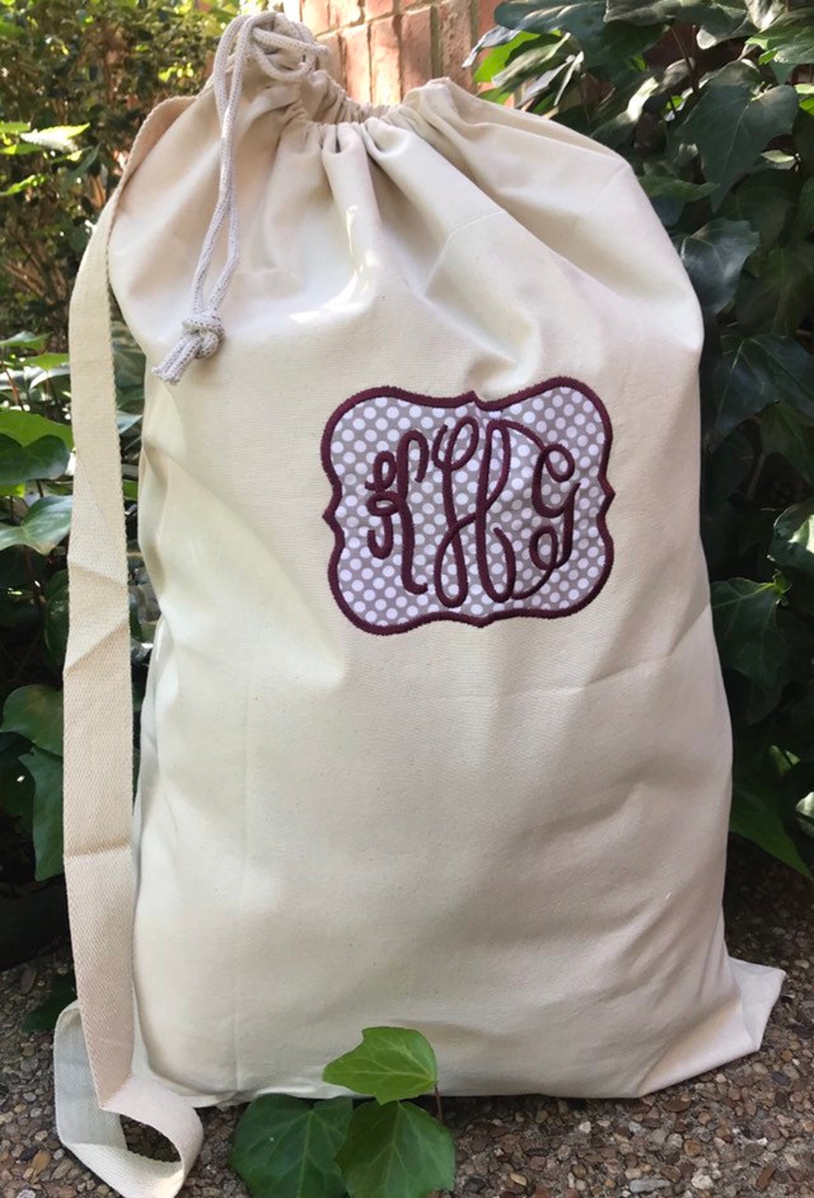 Personalized Laundry Bag Canvas Laundry Bag - Etsy