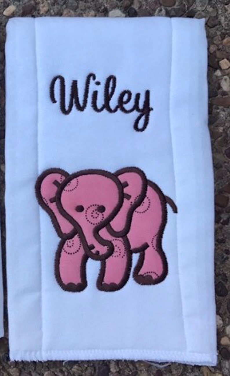 Personalized Baby Girl Burp Cloths, Monogram Burp Cloths, Burp Cloth ...