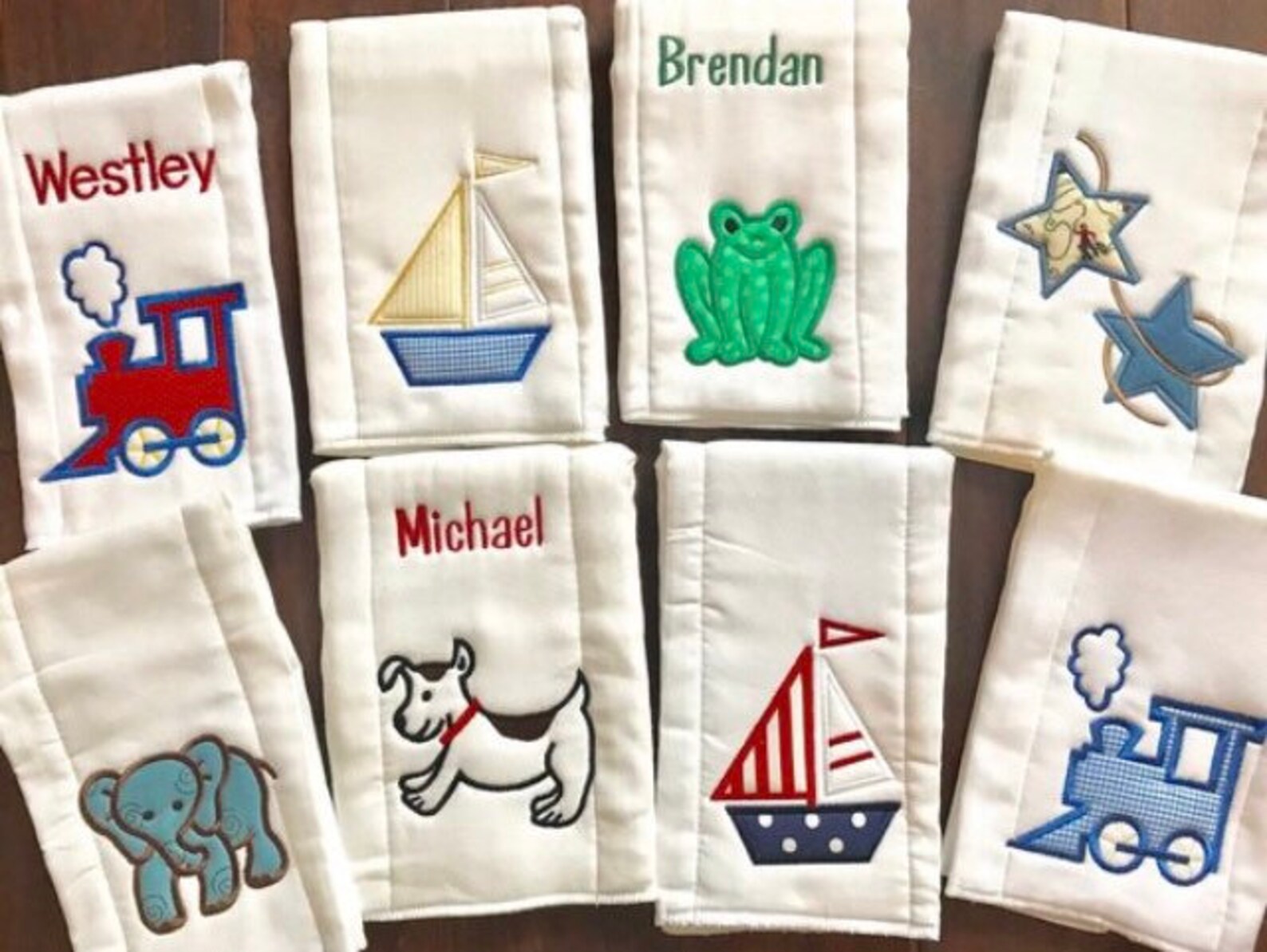 Monogram Burp Cloths Monogram Bibs Monogram Blanket | Etsy