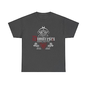 Resident Evil Castle Dimitrescu Wine Unisex Heavy Cotton Tee, Village ...