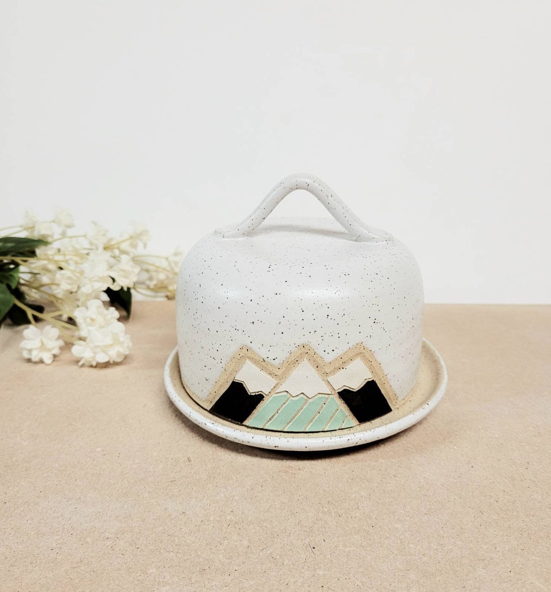 Handmade Ceramic Butter Dish, Modern Mountain Design Modern, Wheel ...
