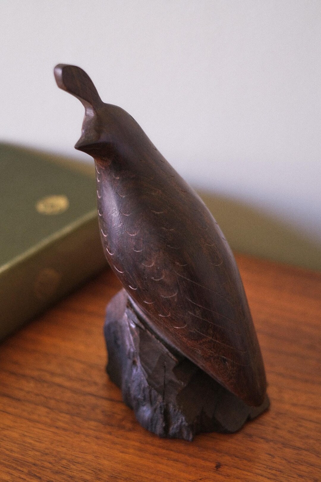 Vintage Ironwood Quail Figurine: Hand Carved Mexican Folk Art - Etsy