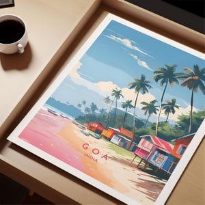 Goa Travel Print - India, Goa Poster, Home Decor, Gift Print or Canvas ...