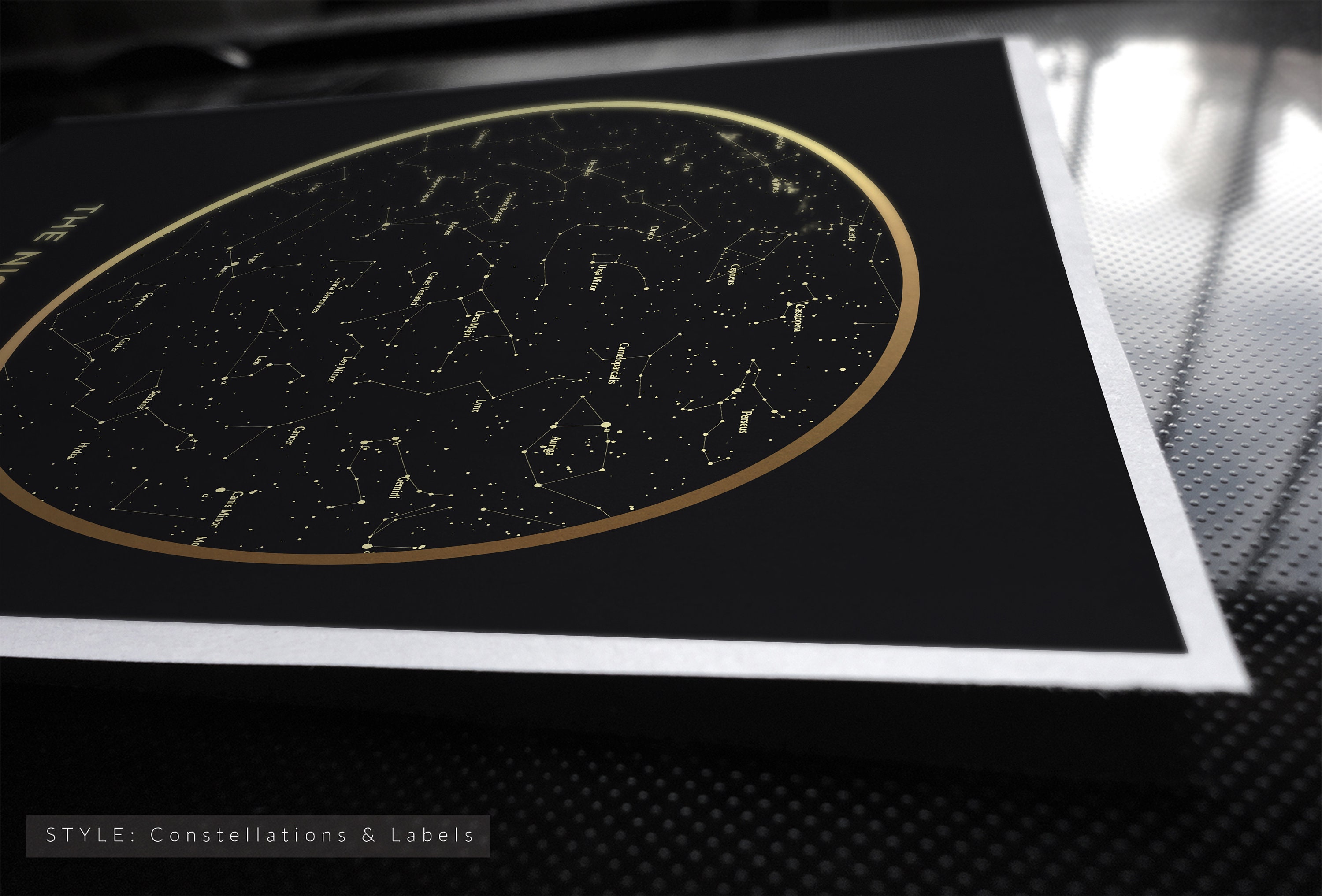 Star Chart, Custom Star Map by Date, Personalised Anniversary Gift ...
