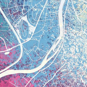 Inverness Map - City Street Map of Inverness, England - Art Print ...