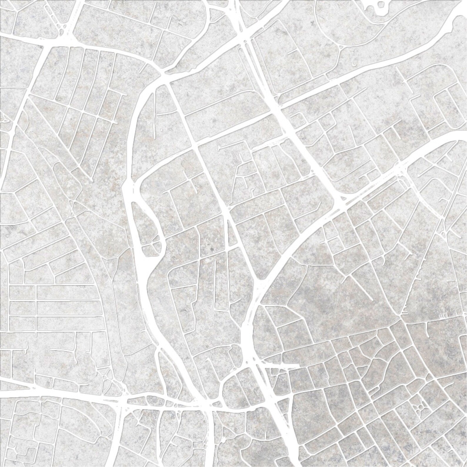 Leicester Map City Street Map of Leicester England UK Art | Etsy