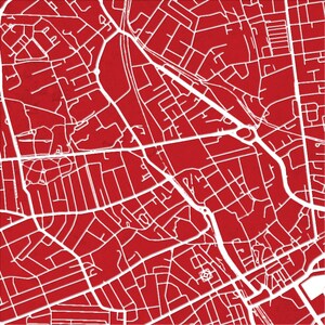 Aberdeen Map - City Street Map of Aberdeen Scotland - Art Print ...