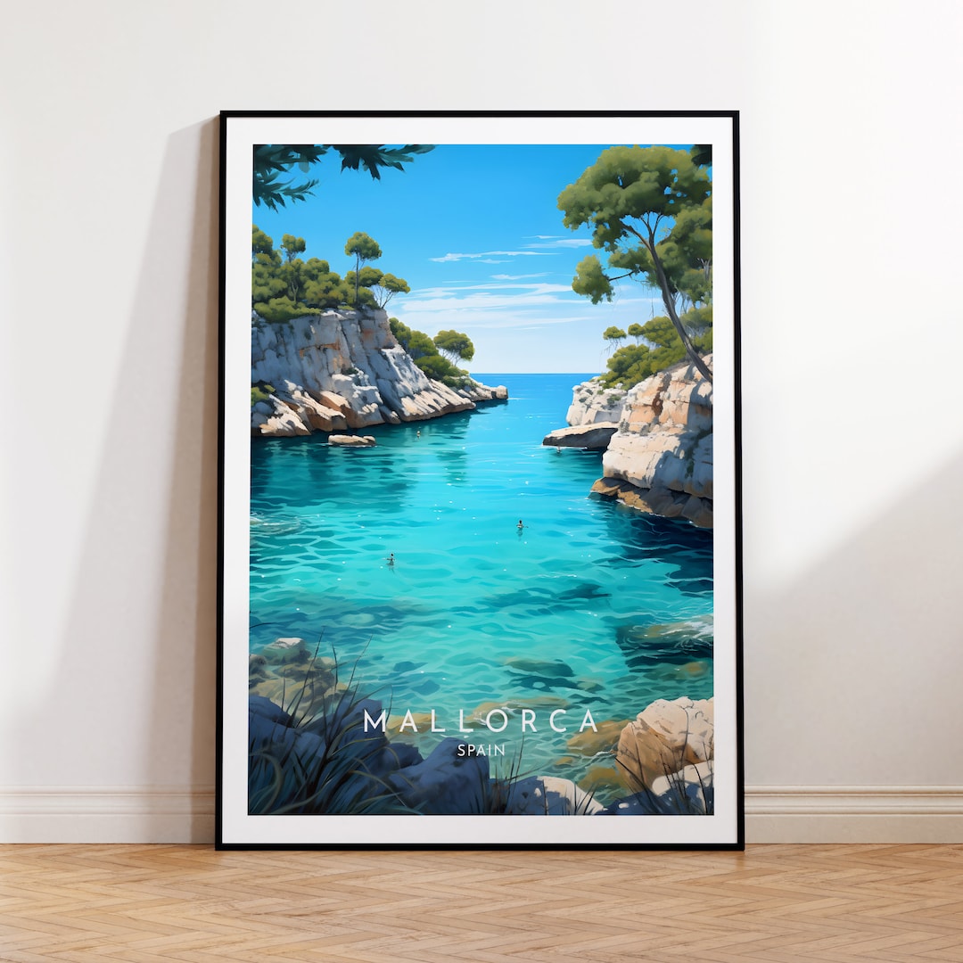 Mallorca Travel Print - Spain, Mallorca Poster, Home Decor, Gift Print ...