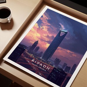 Riyadh Travel Print - Saudi Arabia, Riyadh Poster, Home Decor, Gift ...