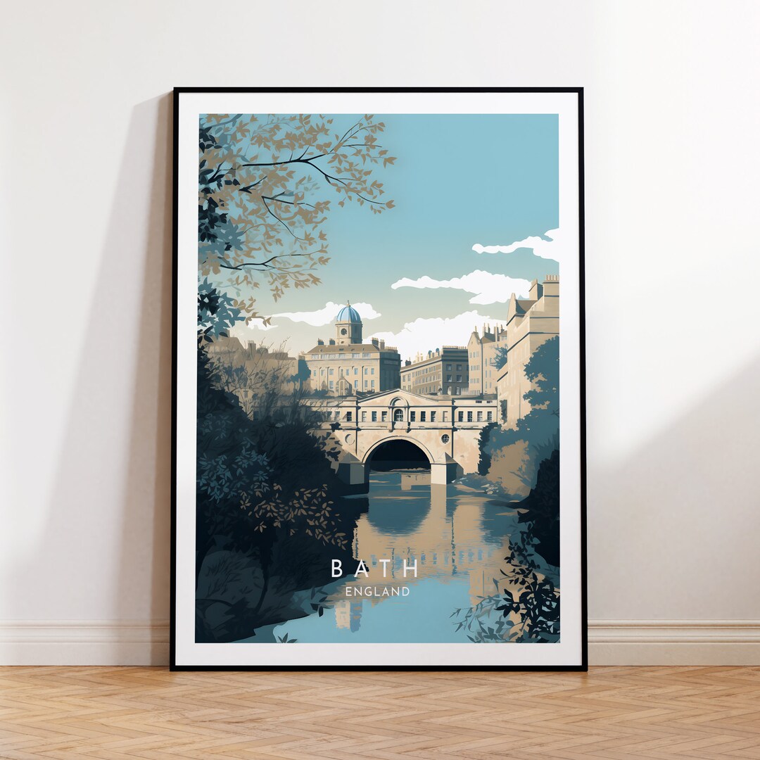 Bath Travel Print - England, Bath Poster, Home Decor, Gift Print or ...
