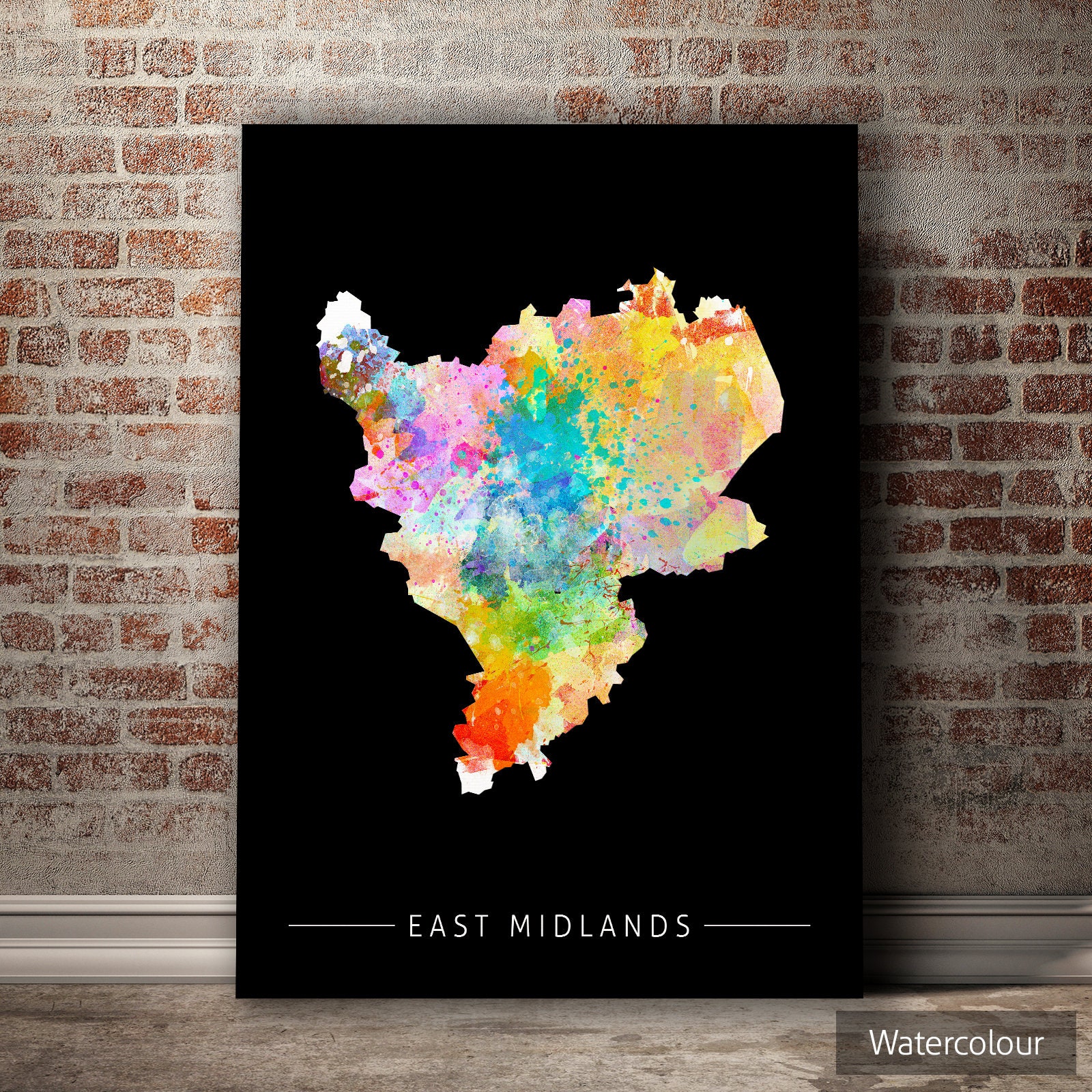 East Midlands Map
