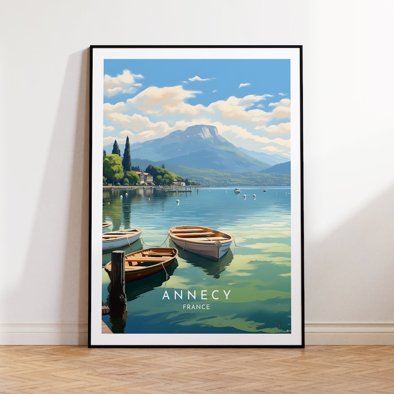 Annecy Digital Wall Poster - Etsy UK