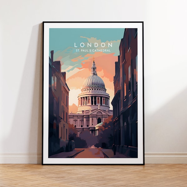 St Paul Cathedral Poster - Etsy