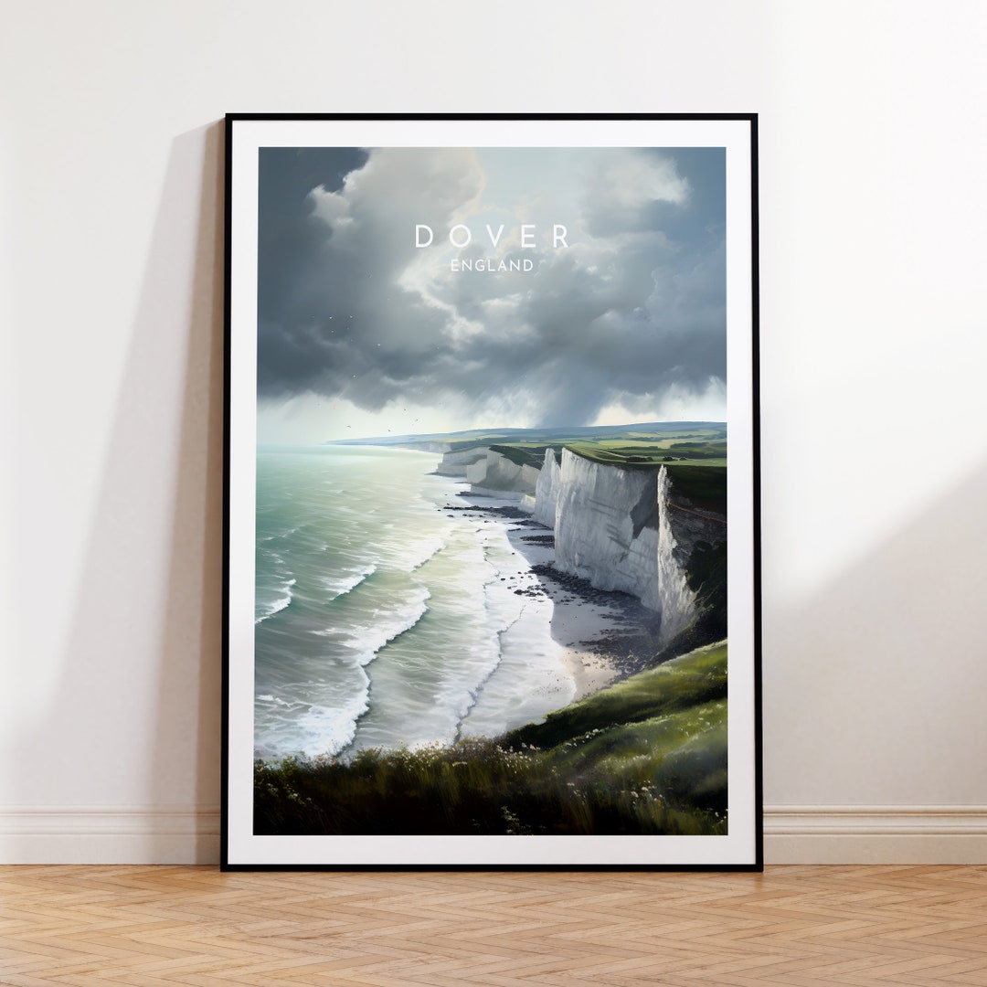 Dover Travel Print - England, Dover Poster, Home Decor, Gift Print or ...