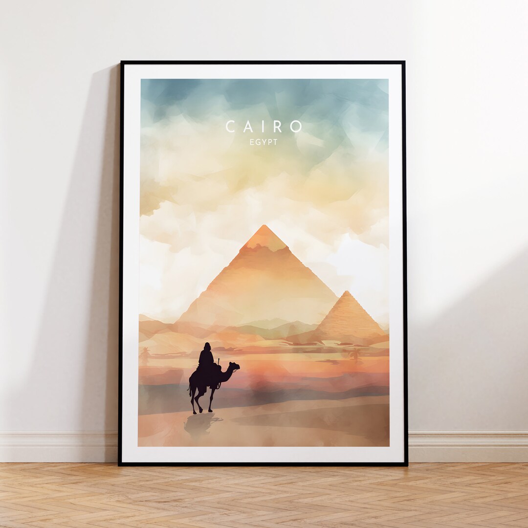 Cairo Travel Print - Egypt, Cairo Poster, Home Decor, Gift Print or ...