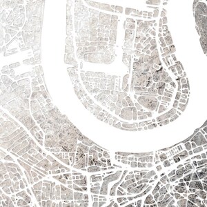 London Map - City Street Map of London England - Art Print Watercolor ...