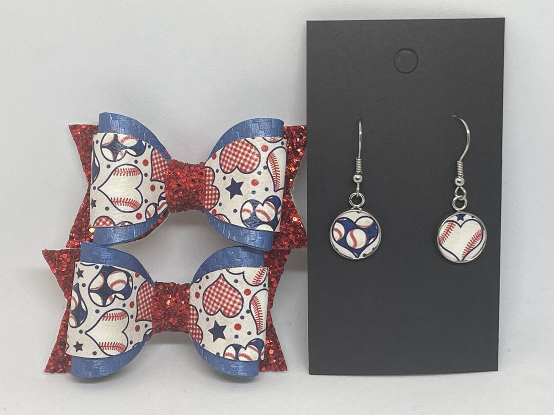 Baseball Hearts - Etsy