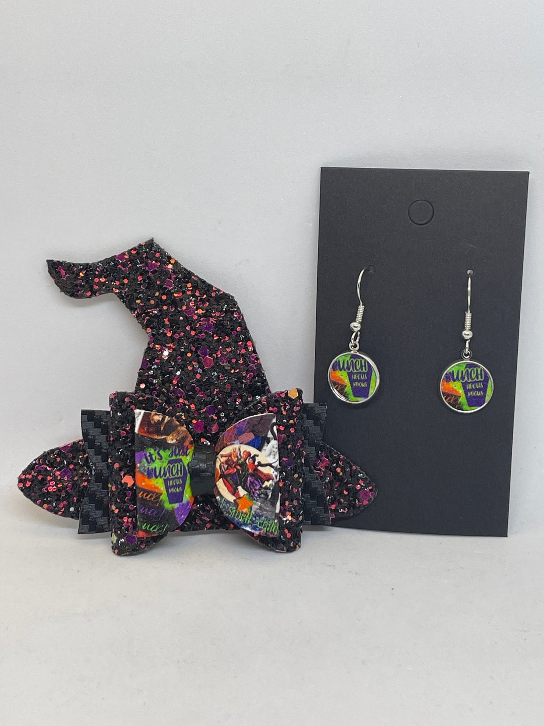 Hocus Pocus Witch Hat Bow - Etsy