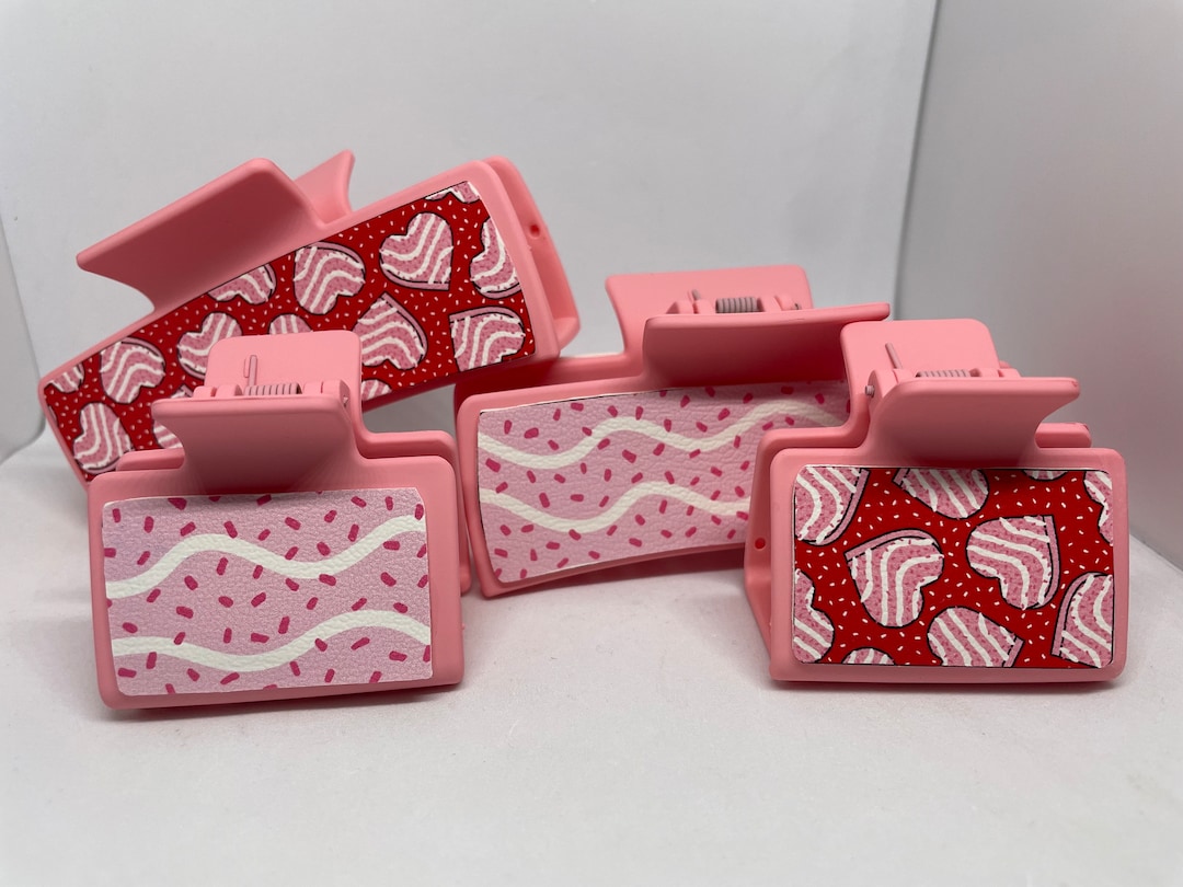 Little Debbie Heart Cake Claw Clips - Etsy