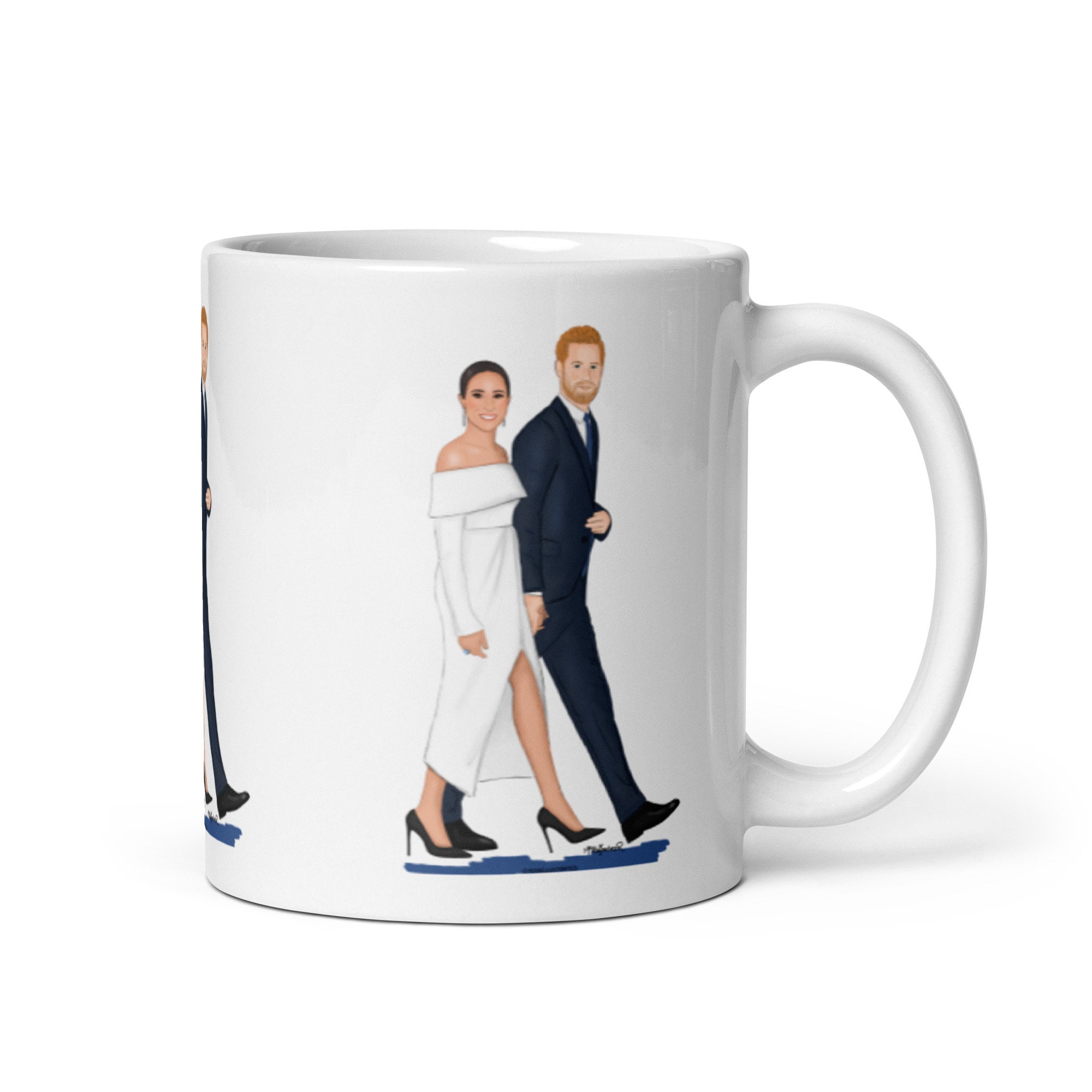 Meghan Markle and Prince Harry Coffee Mug Duke and Duchess of - Etsy