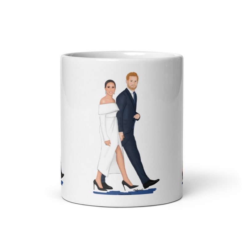 Meghan Markle and Prince Harry Coffee Mug Duke and Duchess of - Etsy