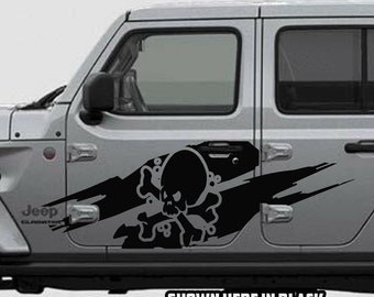 Demonic Skull Rip Race Car Go Kart Golf Cart Motorcycle Hood Window ...