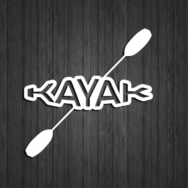 Kayak Sticker - Etsy