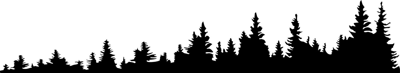 Treeline Vinyl Decal Graphic - Etsy