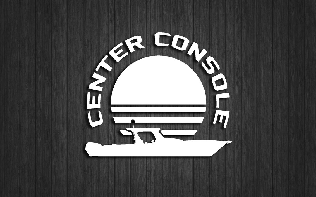 Center Console Sunset Vinyl Boat Decal - Etsy