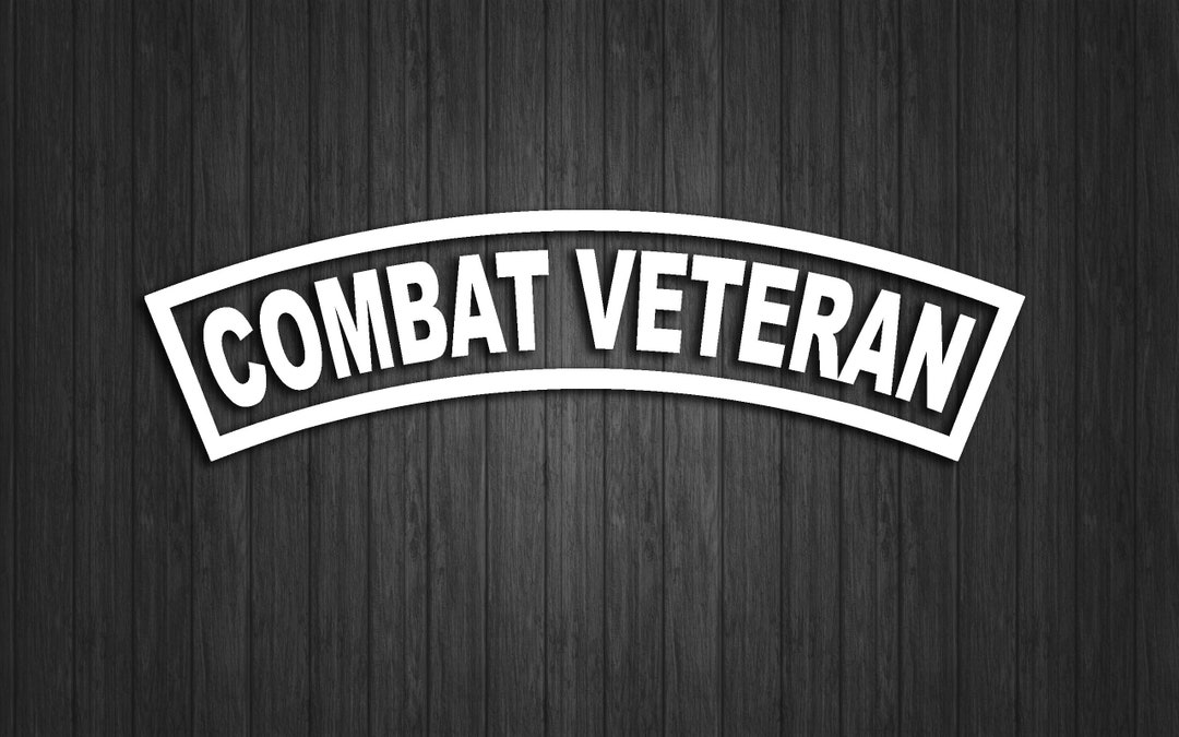 Combat Veteran Decal - Etsy